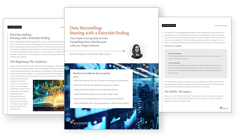 Unlock Data Storytelling: Start with a Fairytale Ending | Acronym